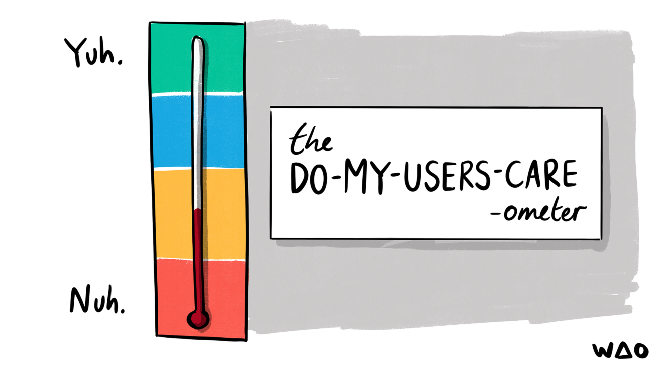 Do-My-Users-Care-O-Meter - Open Visual Thinkery